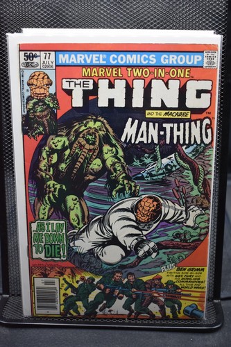 Marvel Two-In-One #77 The Thing and The Man-Thing 1981 Howling ...
