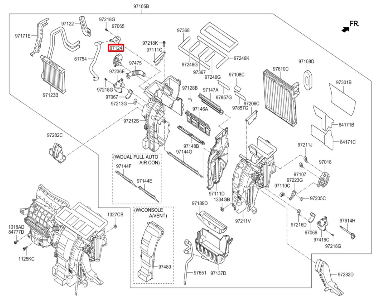 OEM Intake Door Actuator Hyundai Azera HG Santa Fe Sonata (Hybrid ...