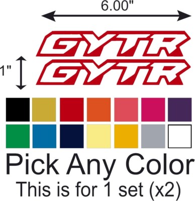 GYTR Yamaha sticker kit set (Buy 2 get 1 free) for Motorcycle | eBay