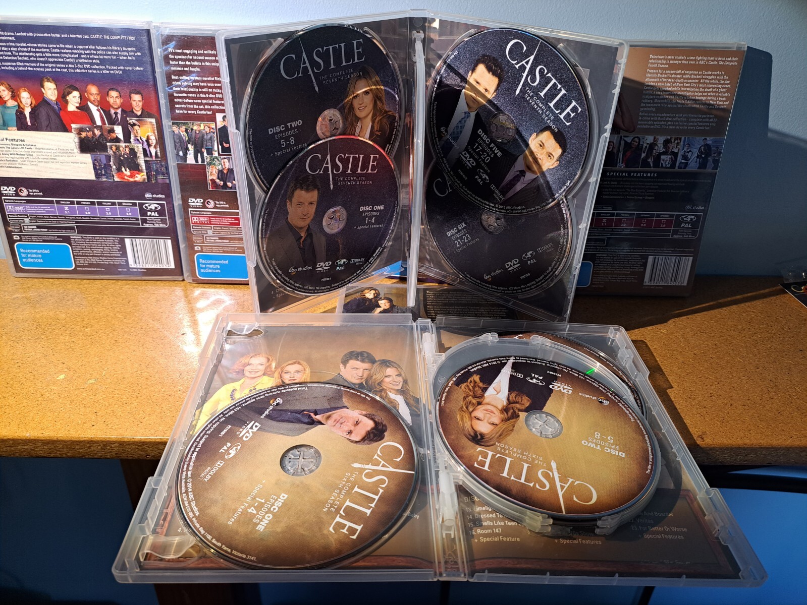 Castle DVD Series 1-7 - Region 4 | eBay