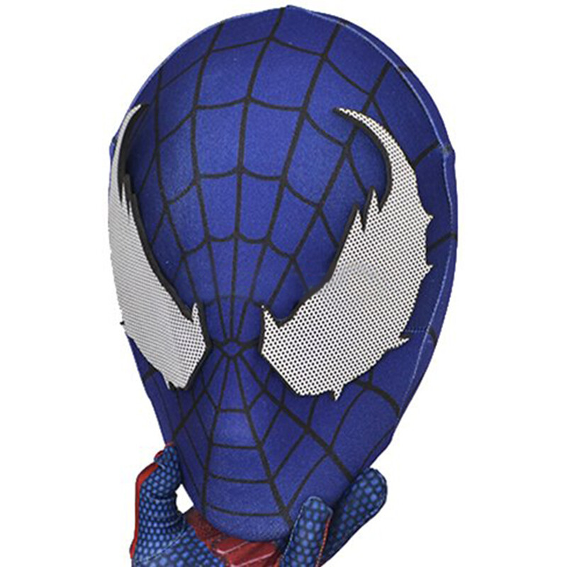 Blue Venom Spider-Man Mask Halloween Spiderman Mask Cosplay Costume ...