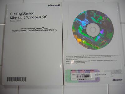 MICROSOFT WINDOWS 98 SE SECOND EDITION FULL ENGLISH VERSION MS WIN 98SE ...