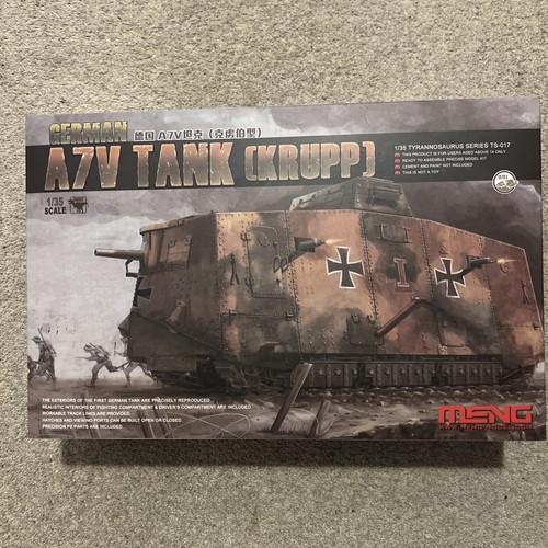 Meng TS-017 WW 1 German A7Z Tank Krupp 1:35 Scale Model Kit | eBay