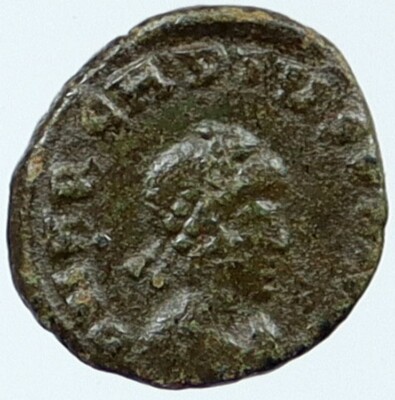 ARCADIUS 388AD Christian Symbol Victory Angel Genuine Ancient Roman ...