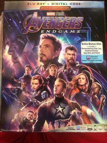 Avengers: Endgame [Extra Bonus Disc] "BRAND NEW SEALED" - DVD Blu Ray ...