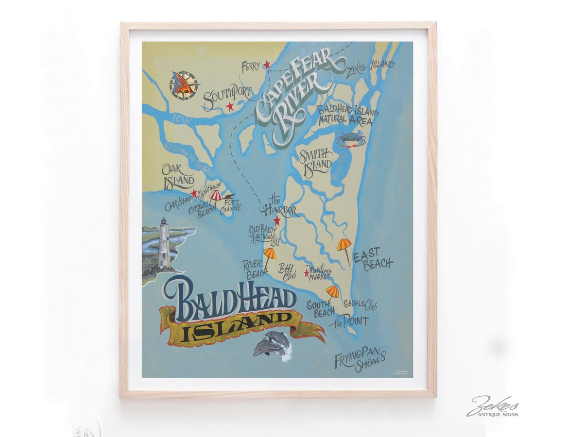 Bald Head Lighthouse Map