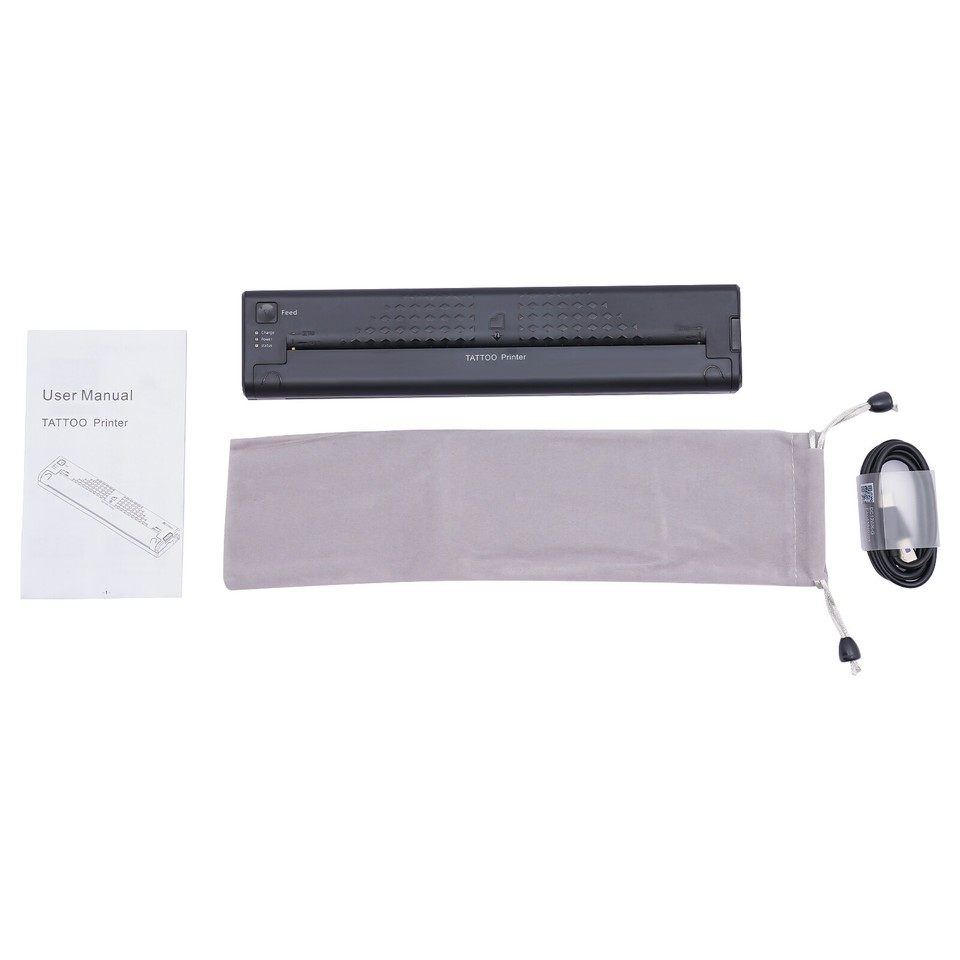 Wireless Tattoo Thermal Stencil Maker Tattoo Transfer Copier Printer ...