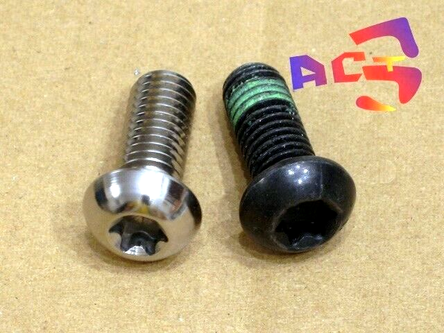 12 pcs M8 x 20mm Torx T40 Titanium / Ti Disc Brake Rotor Bolts For ...