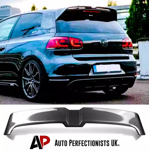 For VW Golf MK6 GTD GTI R20 OT Style Carbon Fibre Rear Spoiler Boot ...
