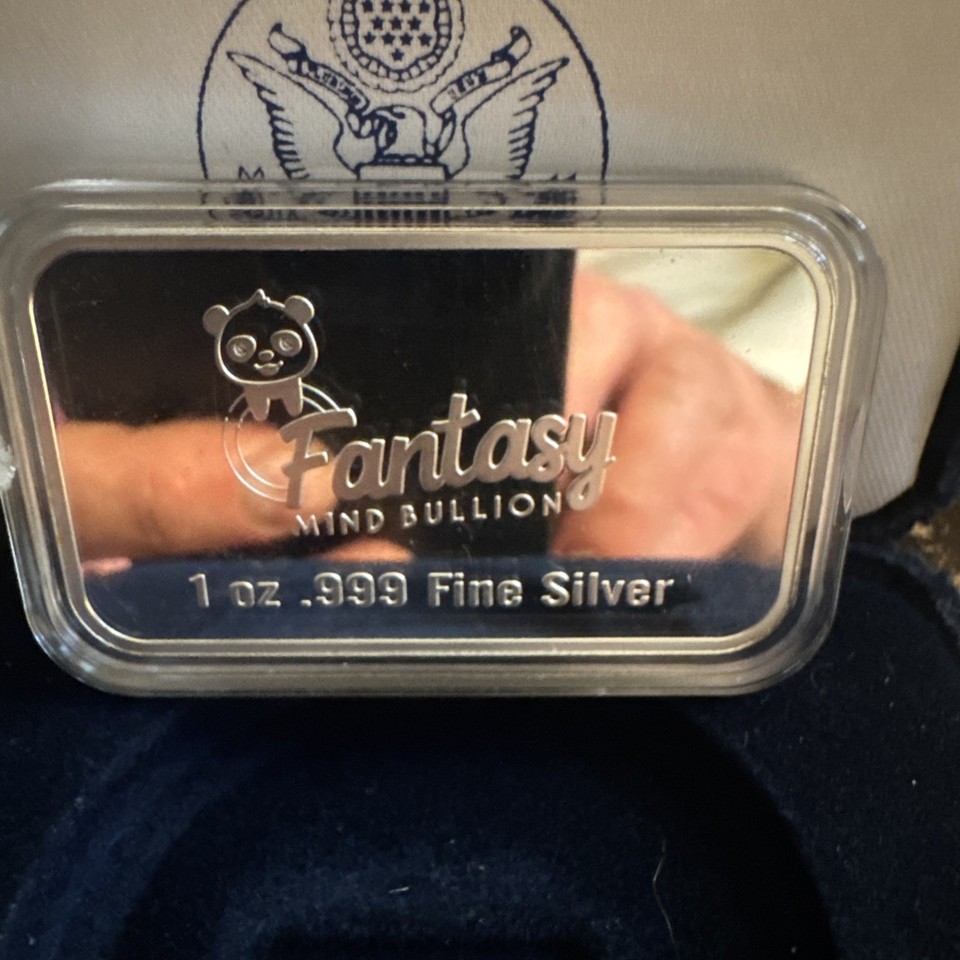 2 - Panda Jedi 1 oz. .999 Silver Bar w/COA Fantasy Mind Bullion Rare ...