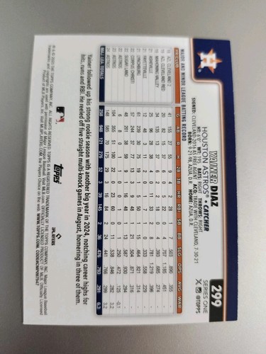 Yanier Diaz 2025 Topps Fanatics Foil #299 Houston Astros | eBay