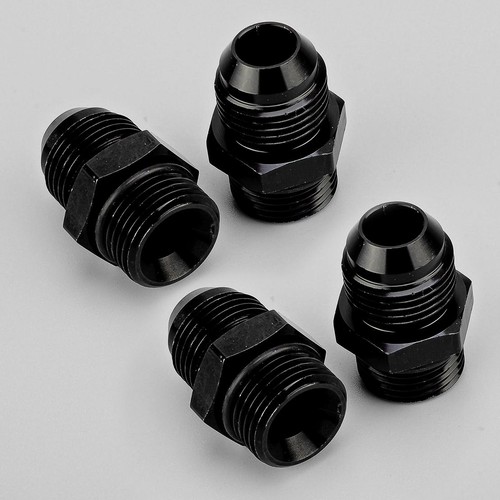 2Kit ORB-8 8AN to AN8 Male O-ring Boss Hose Fitting Fuel Line Adapter ...