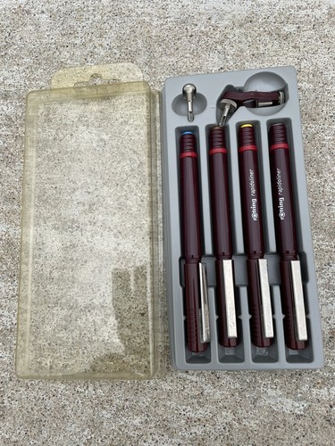 Rapidograph Pens Refillable Vintage Rapidoliner Rotring Set NL | eBay