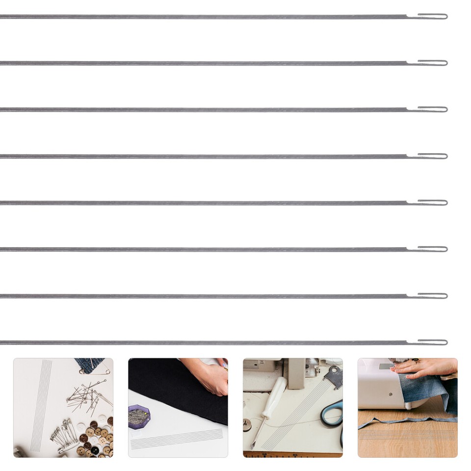 10Pcs Hand Sewing Needles Manual Daily Use Bead Threader Beading Needle ...