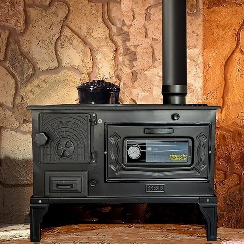 Cast Iron Stove with Oven, Durable Wood Stove Baking Oven, Stove by ...