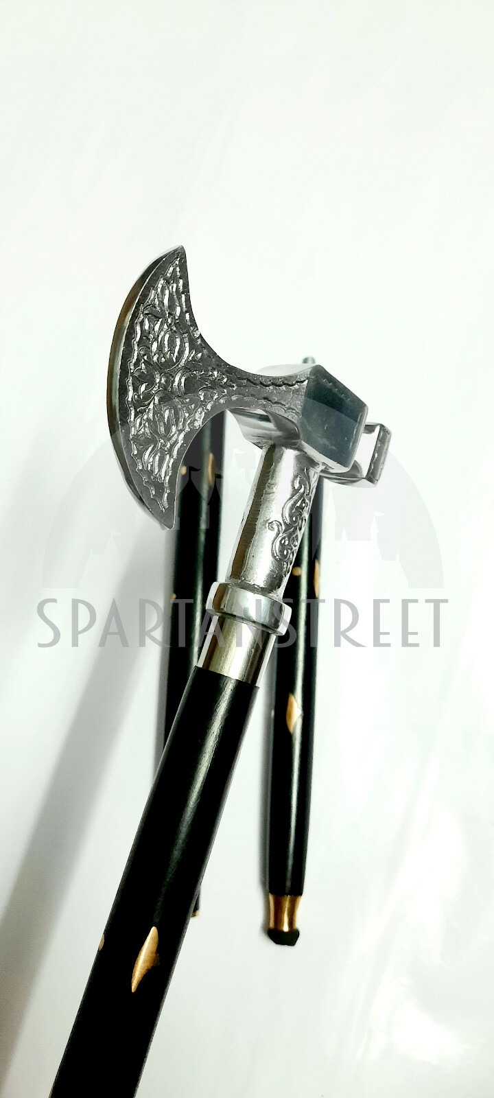 Walking Canes Axe Shape Elegant Handle Chrome Finish … - Gem