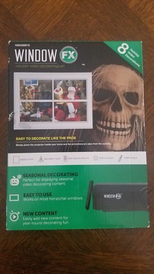 Window FX Holiday Video Projector Decorating Kit Halloween Christmas ...