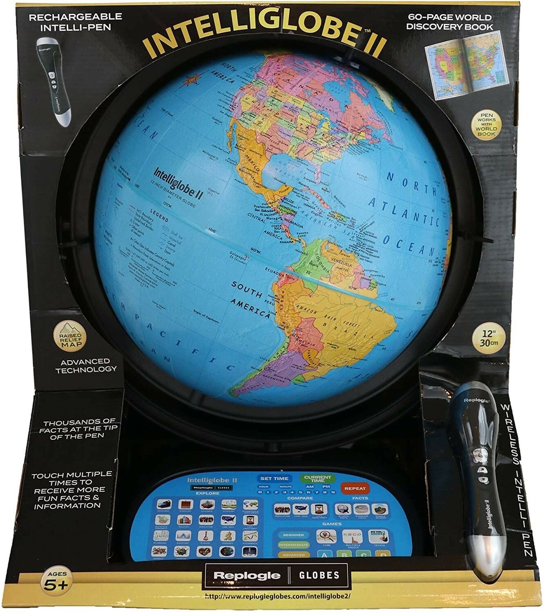 Replogle Atlantis Globe A Scan Globe, Copenhagen, Denmark, 1970.