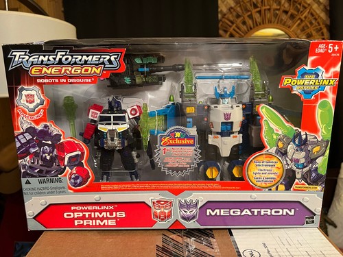 Transformers Energon Powerlinx Battles Optimus Prime & Megatron MISB | eBay