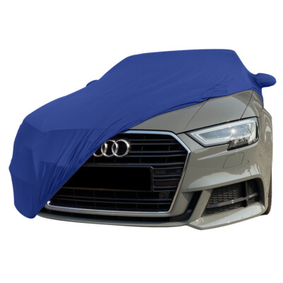 Indoor car cover fits Audi A3 (8V) bespoke Le Mans Blue cover With ...