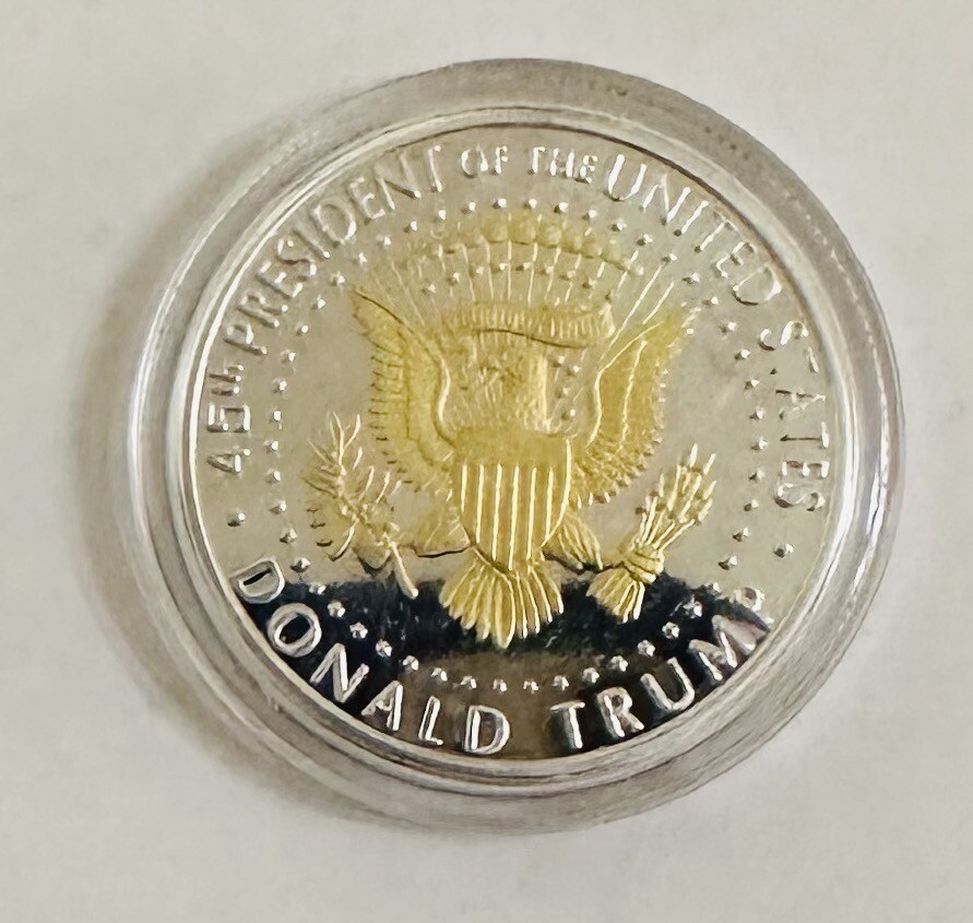 Donald Trump DOLLAR Coin 2020 LIBERTY United States Of America Silver ...