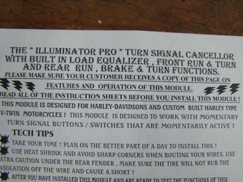 EP13692 Badlands electrical load equalizer 4 Harley FXR | eBay