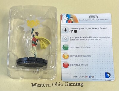 Heroclix Robin #003 NEW READ DC Batman 60's Classic TV Series Single ...