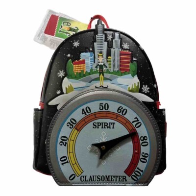 NWT Xmas Loungefly Buddy The Elf Clausometer Light Up Mini Backpack ...