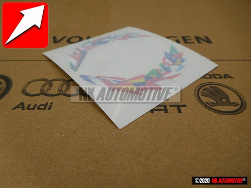 Original VW MANUFACTURERS WRC Rear Window Sticker Decal - 6C0853279B | eBay