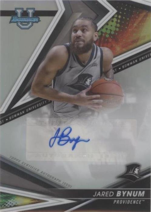 2022-23 Bowman University Best - Best of 2022-23 Autographs Jared Bynum ...