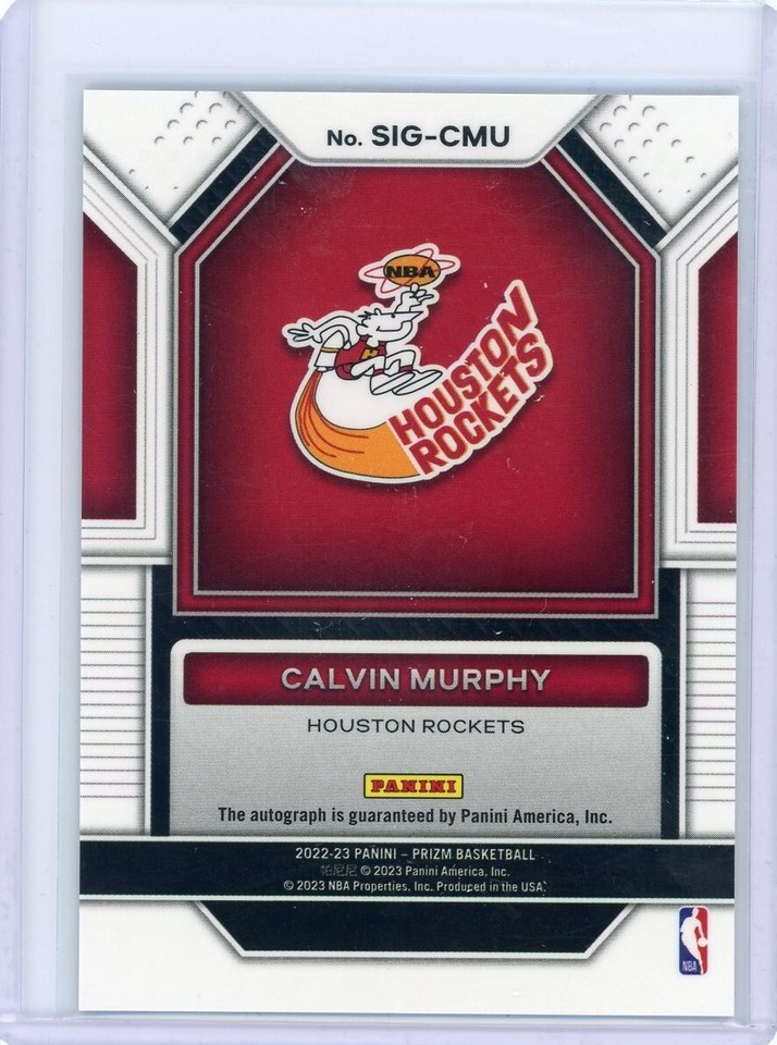 2022-23 Prizm Calvin Murphy Auto Autograph #SIG-CMU Rockets | eBay