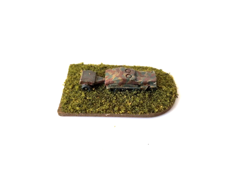 GHQ Micro Armor German Halftrack w Trailer Painted Miniature WW2 1:285 ...