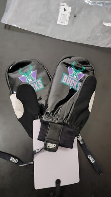 NBA LAB X RAD Milwaukee Bucks Snow Mittens Size Medium | eBay