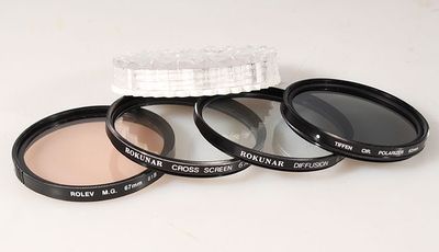 FILTER LOT, 62-67MM, 81B, STAR, DIFFUSION AND POLARIZOR, GROUP OF 4 | eBay