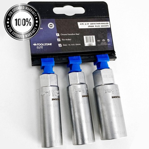 3/8"dr Metric Spark Plug Sockets Thin Wall Walled Spark Plug Socket 14 ...