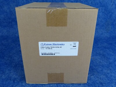NEW Extron Cable Cubby 700 Brushed Aluminum, 70-1046-08, No AC Module ...