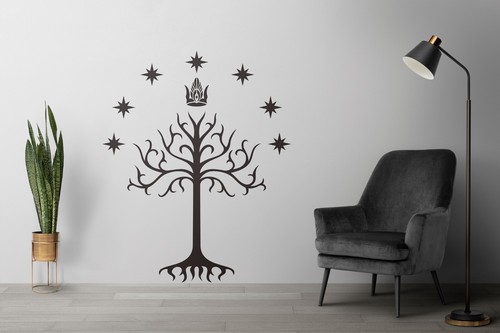 Tree of Gondor Lord of the Rings LOTR Decal Vinyl Car Window Wall Decal ...