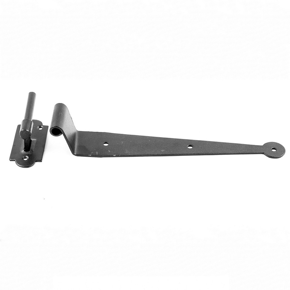 Black Offset Strap Lift Off Pintle Hinge 11 Inch x 2 5/8 Inch Wrought ...