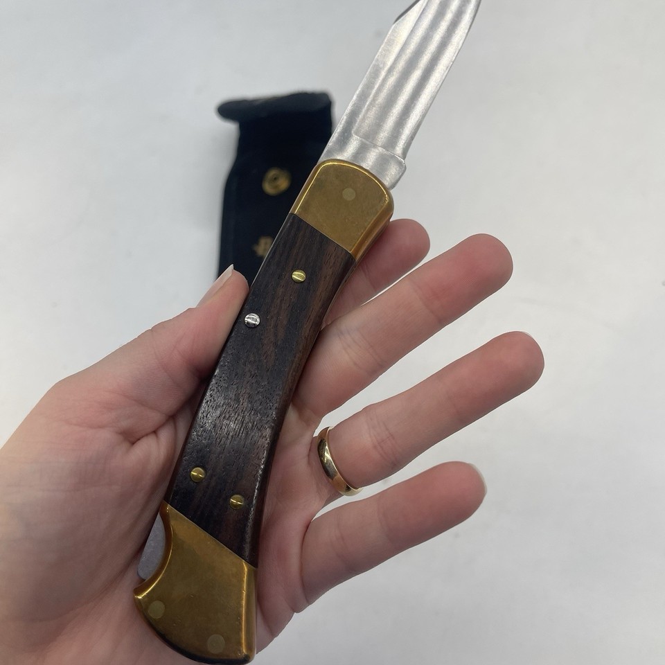 Buck 110 Single Blade Lockback Vintage 3-liner 110X Rare Good Snap | eBay