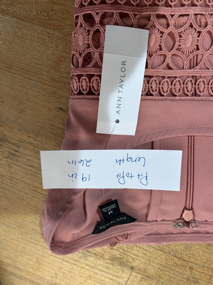 Ann Taylor Medium Pink Sleeveless Shirt Career Classic New With Tags Career Work | eBay