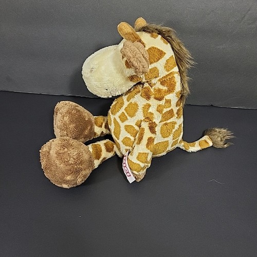 NICI Plush Giraffe 10" Brown and Cream Colored Stuffed Animal Toy Lovey ...