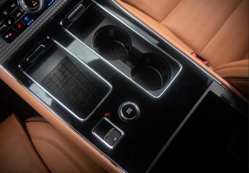 For Lincoln Aviator 2020-2021 Silver Steel Middle Console Gear Shift ...