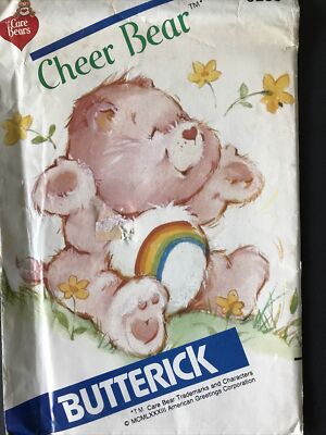 Butterick 6230 Care Bear CHEER Bear Doll Rainbow Belly Sewing Pattern ...