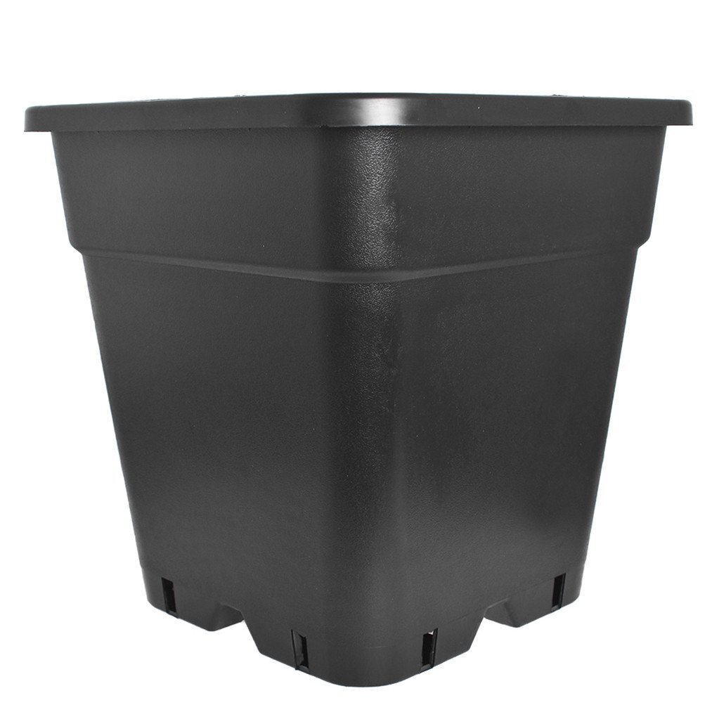 10 Gallon Plastic Nursery Plant Grow Pots Bonsai Square Garden ...