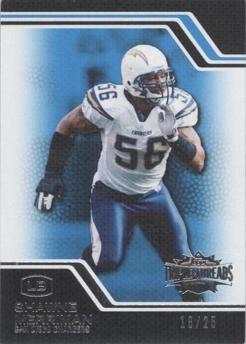 2008 Topps Triple Threads - Shawne Merriman #84 Sapphire /25 for sale ...