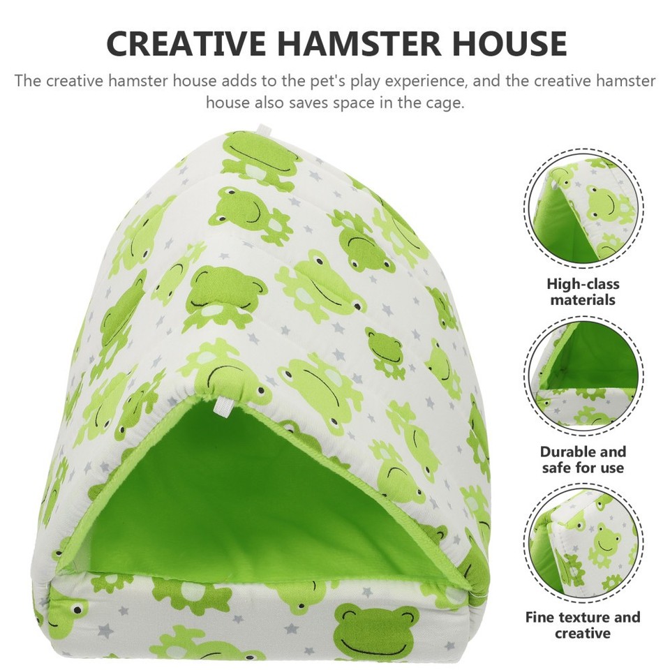 Hamster Nest Rabbit Hut Decorative Guinea Pig Sleeping Nest Small Pet ...