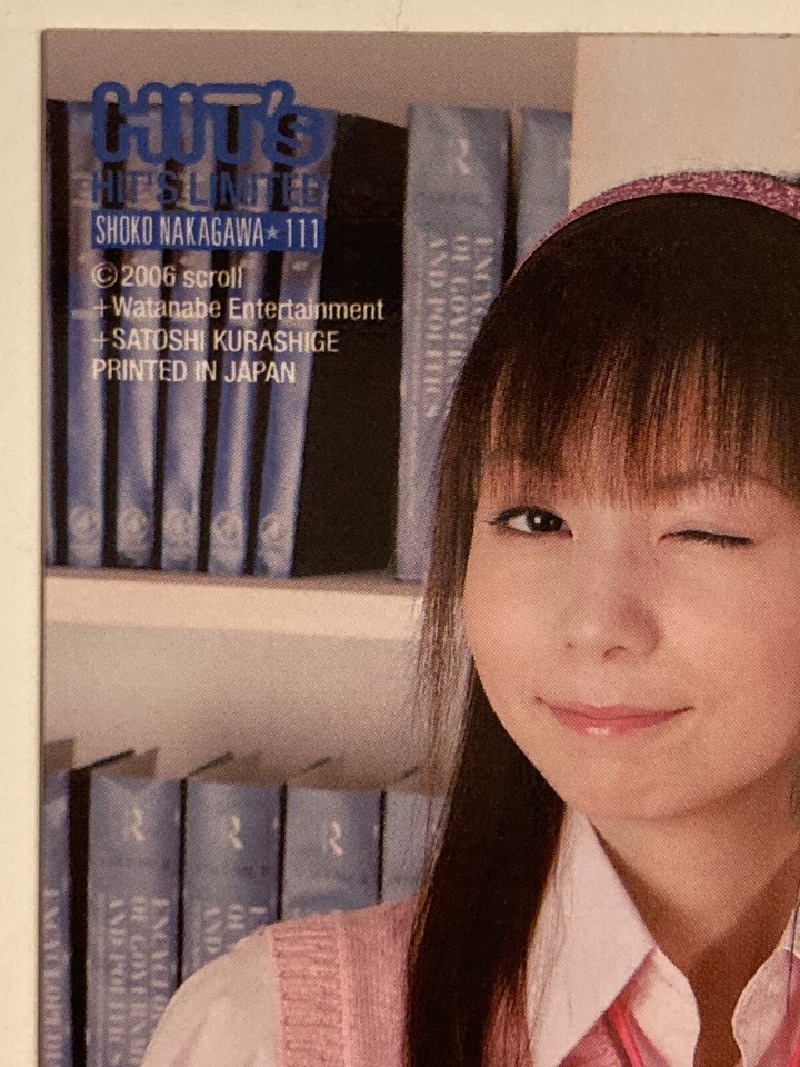 Shoko Nakagawa Hits Trading Card Japan gravure Bikini JAPANESE RG111 | eBay