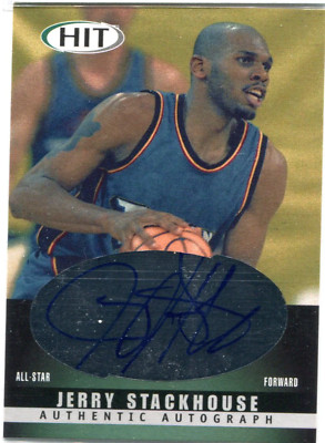 Jerry Stackhouse 2000 HIT Autographed Card | eBay