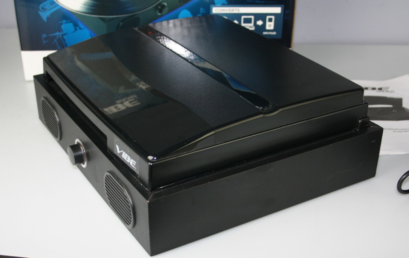 VIBE Sound VS-2002-SPK USB Turntable Built-in Speakers 754292136915| eBay