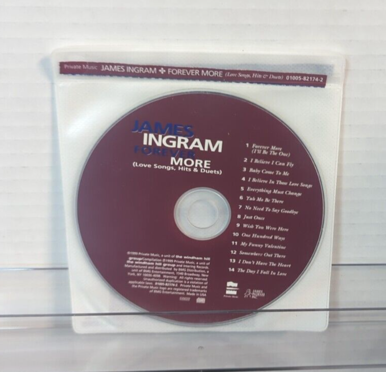 James Ingram~ Forever More (LOVE SONGS, HITS & DUETS) CD Only | eBay